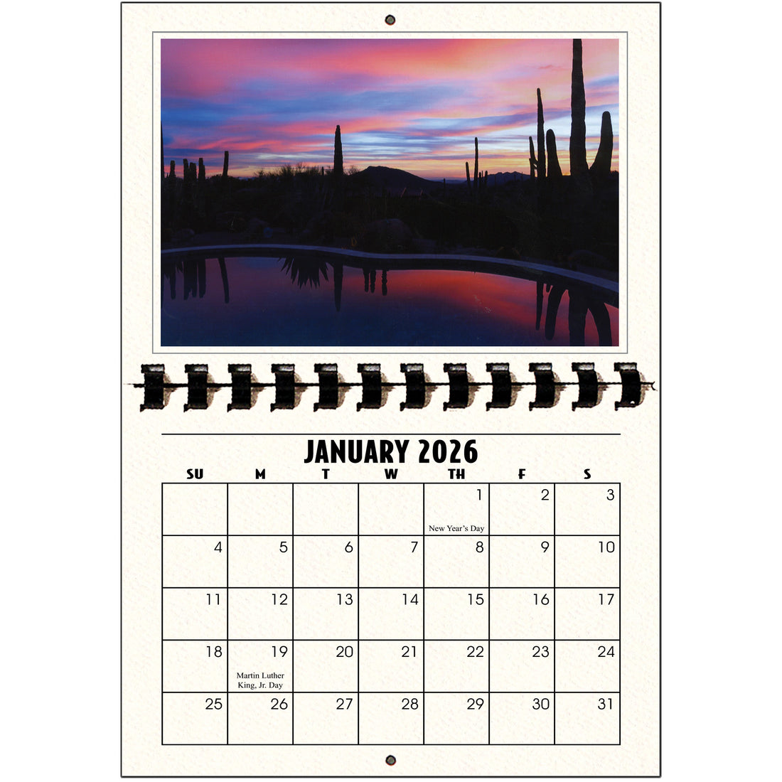 A612 - 2026 Horizontal Calendar – Photographer's Edge